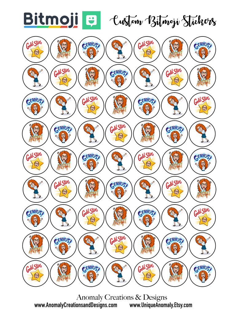 Teacher Bitmoji Stickers – Anomaly Creations & Designs, Inc.